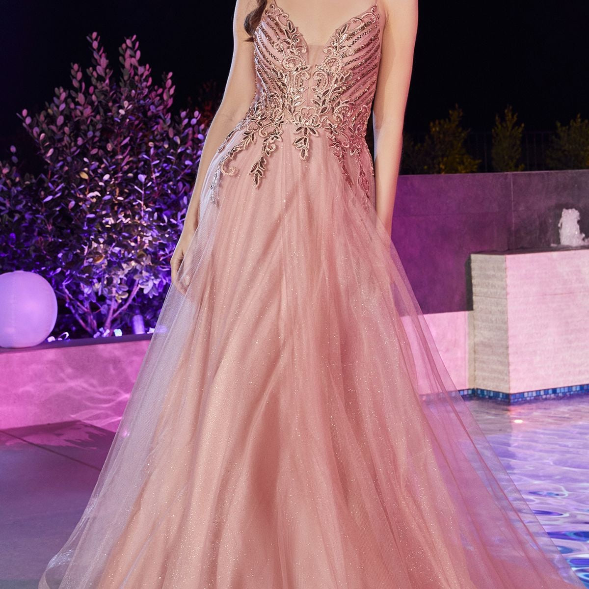 Ladivine Dress CD874, Formal Evening Gown